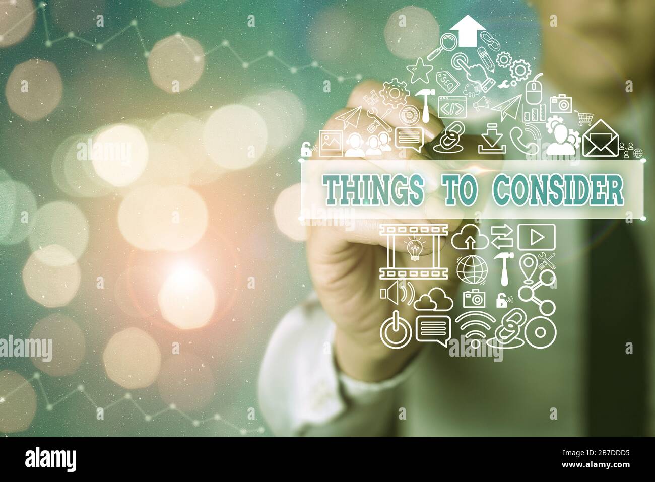 Conceptual hand writing showing Things To Consider. Concept meaning ...