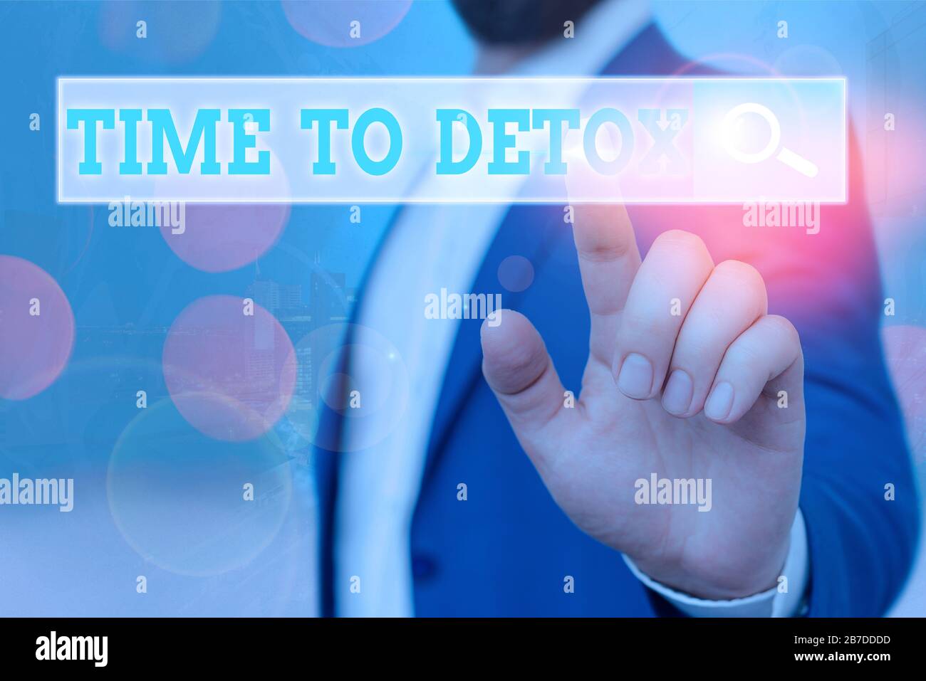 Text sign showing Time To Detox. Business photo showcasing when you ...