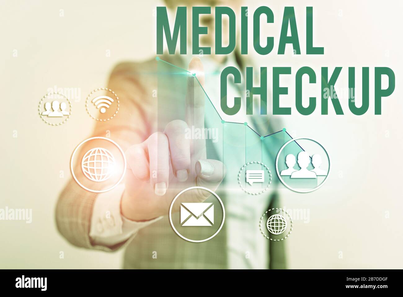 Text sign showing Medical Checkup. Business photo text thorough ...