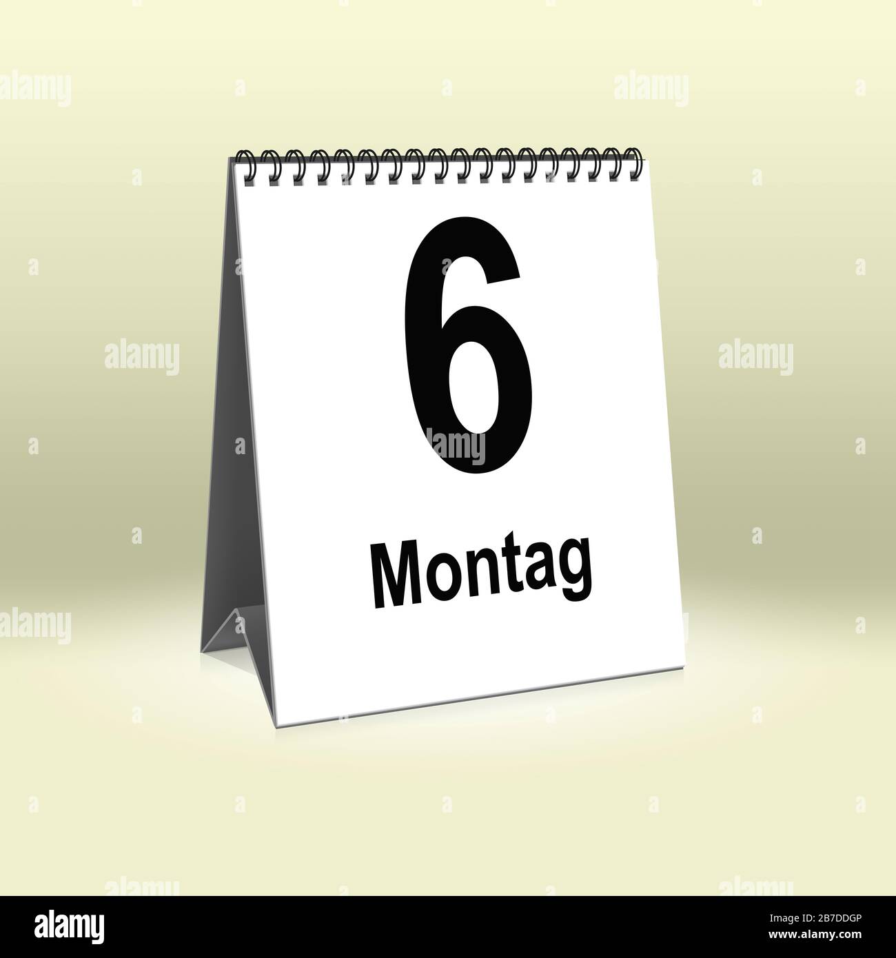 Montag kalender hi-res stock photography and images - Alamy