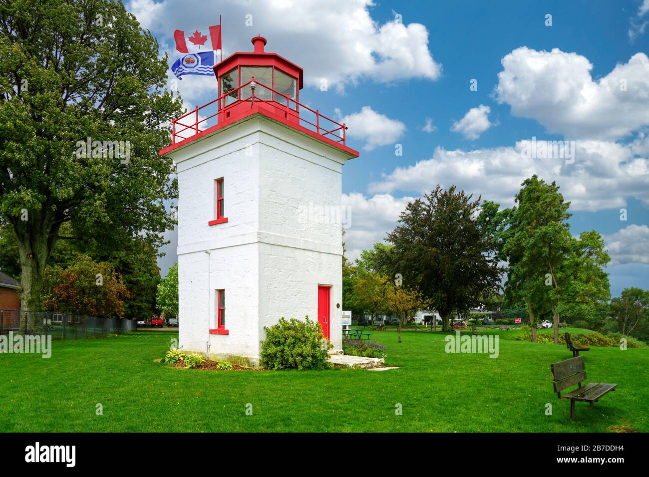 The Lighthouse in Goderich, Ontario, Canada, North America Stock Photo ...