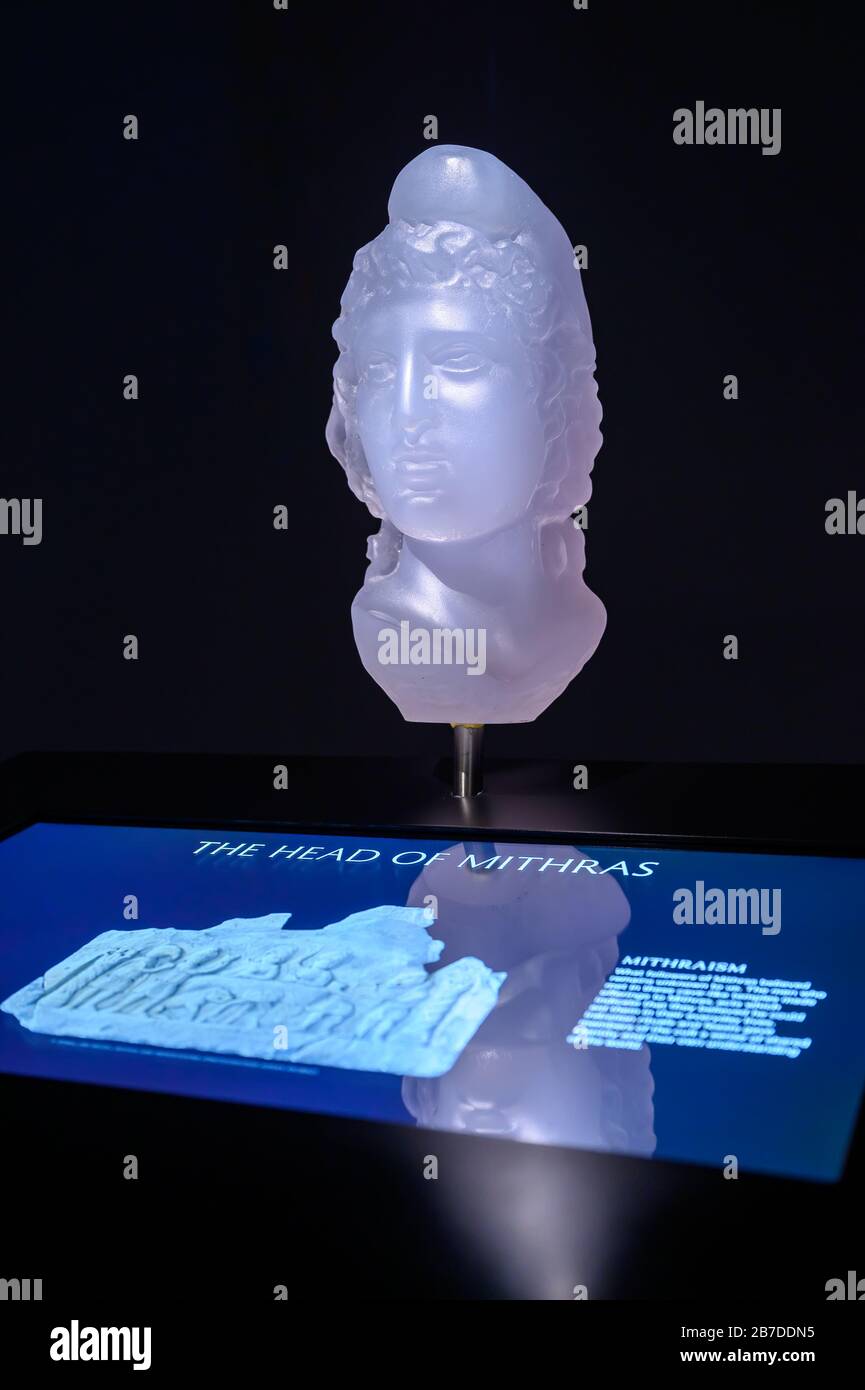 London Mithraeum, Roman Temple, London Stock Photo - Alamy