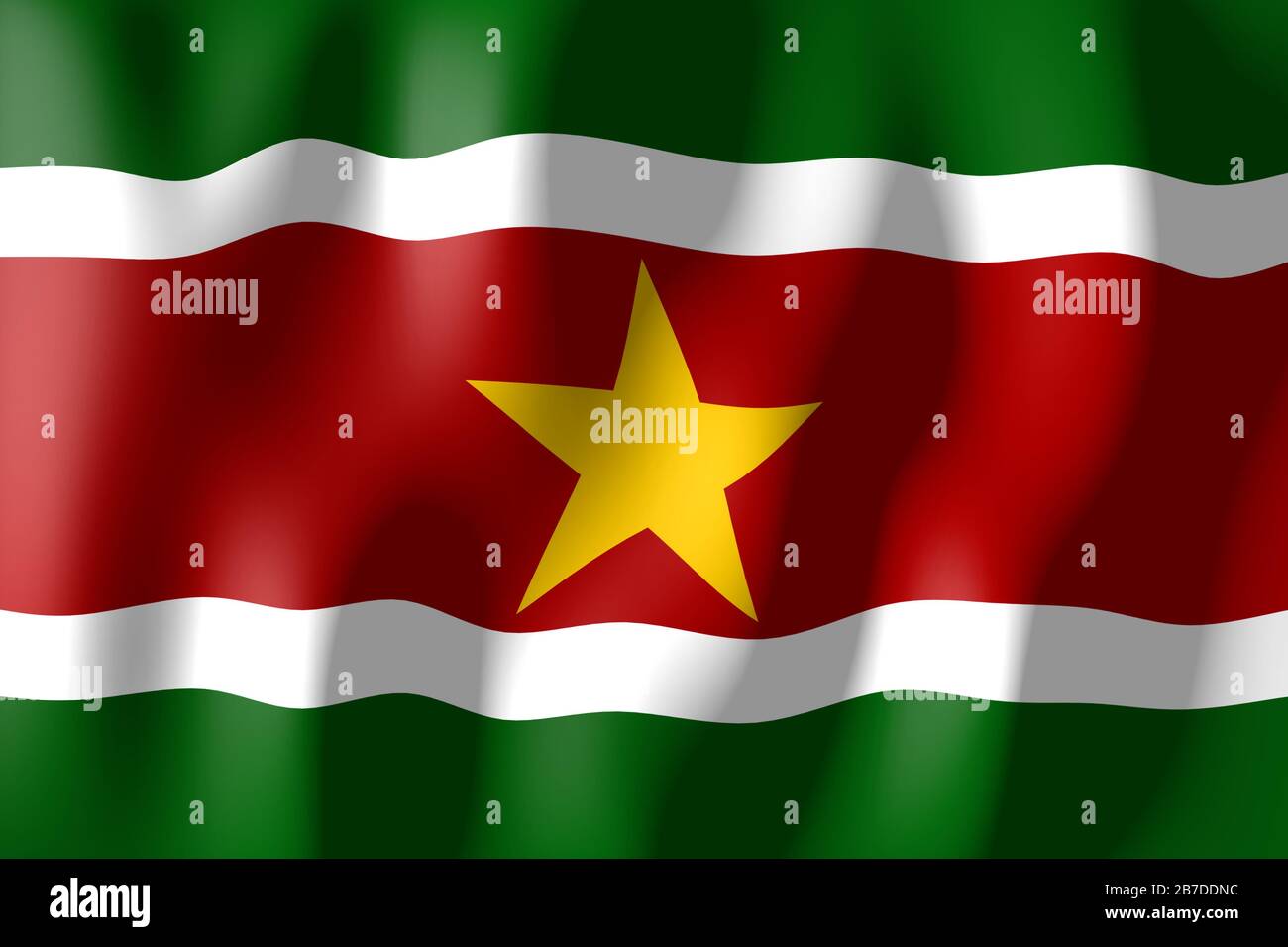 Suriname - flag Stock Photo - Alamy