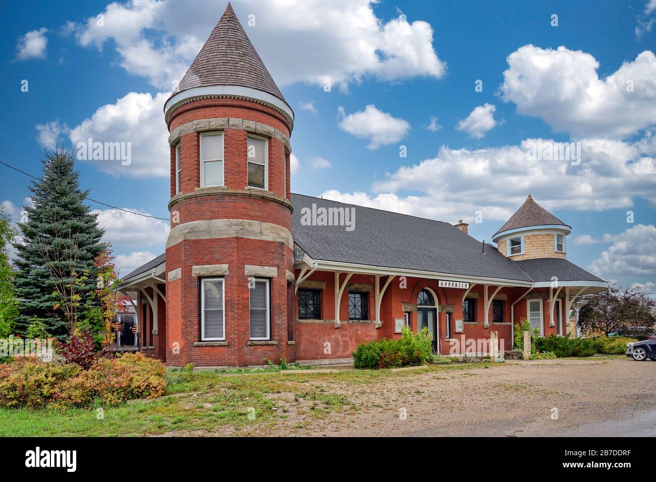 The Old Rail Station in One of Ontario's most beautiful towns, Goderich ...