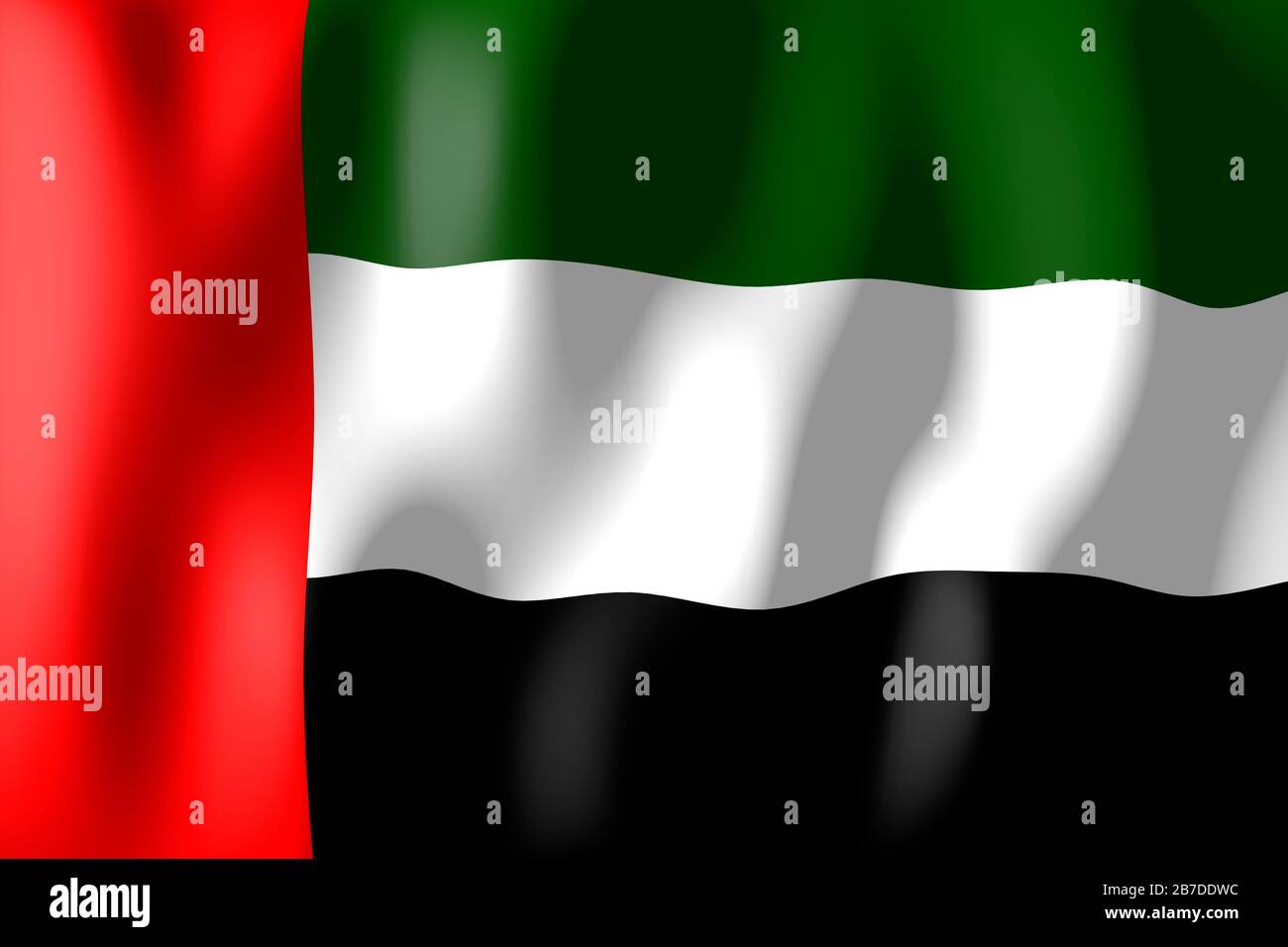 United Arab Emirates - flag Stock Photo - Alamy