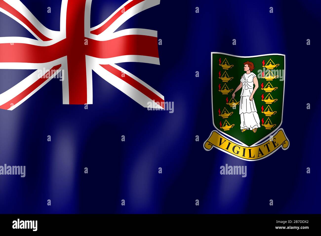 Virgin islands uk flag hi-res stock photography and images - Alamy