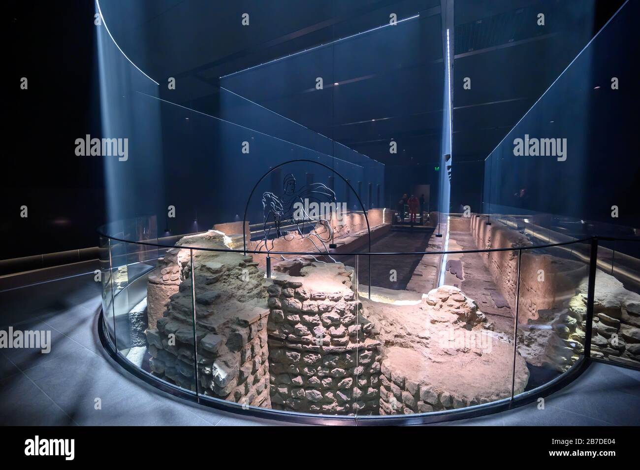 London Mithraeum, Roman Temple, London Stock Photo - Alamy