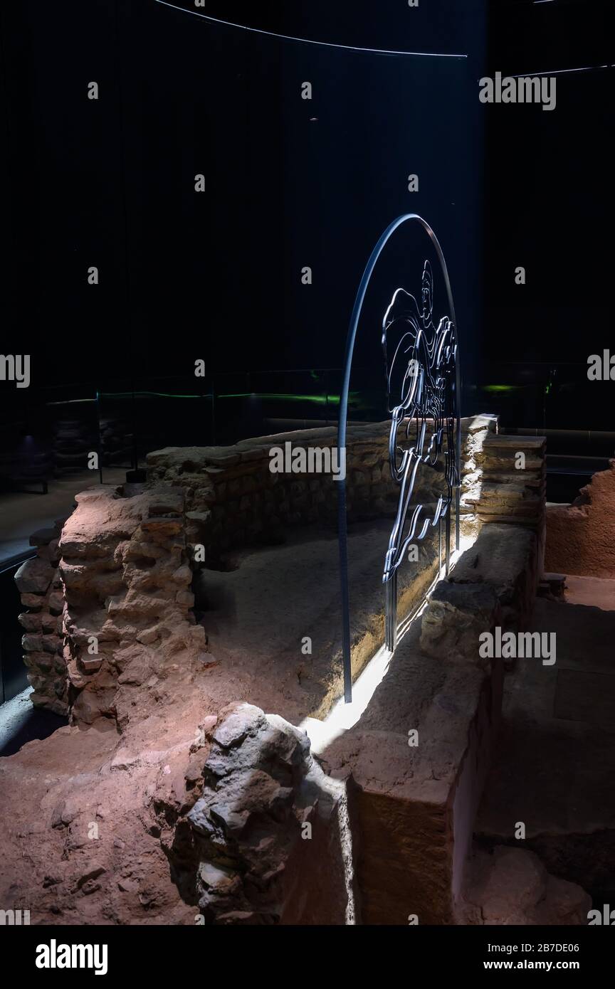 London Mithraeum, Roman Temple, London Stock Photo - Alamy