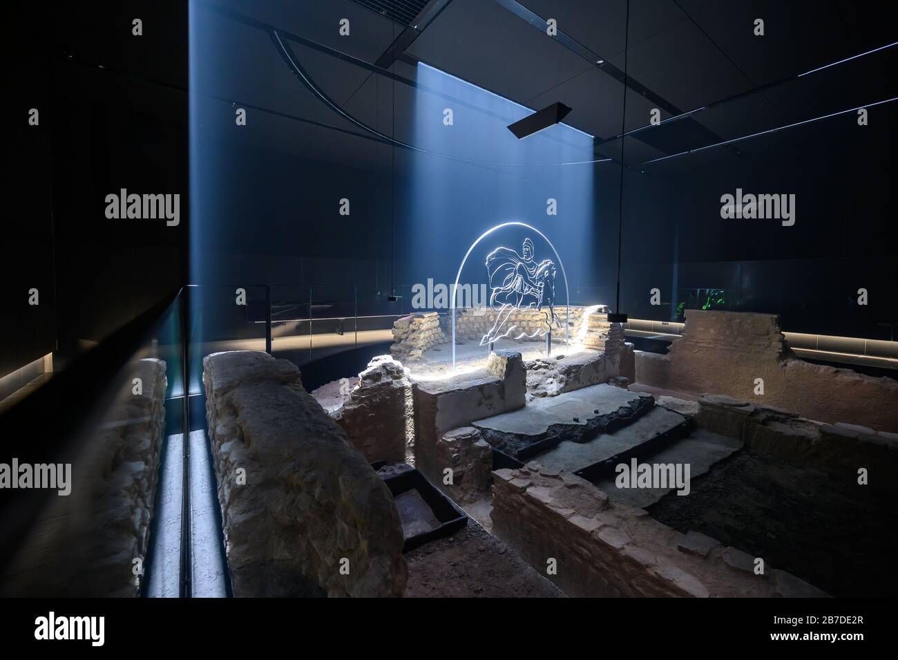 London Mithraeum, Roman Temple, London Stock Photo - Alamy