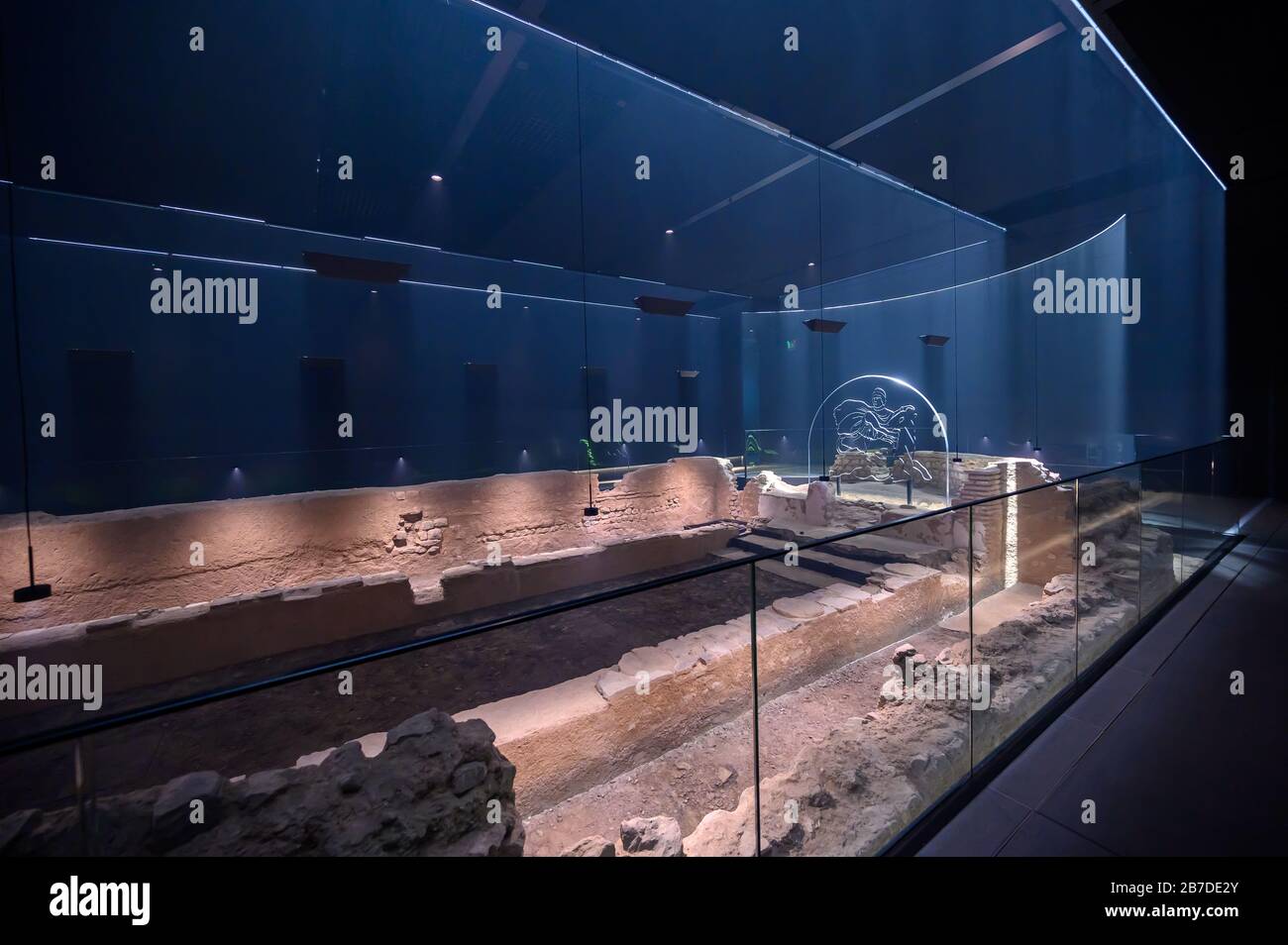London Mithraeum, Roman Temple, London Stock Photo - Alamy