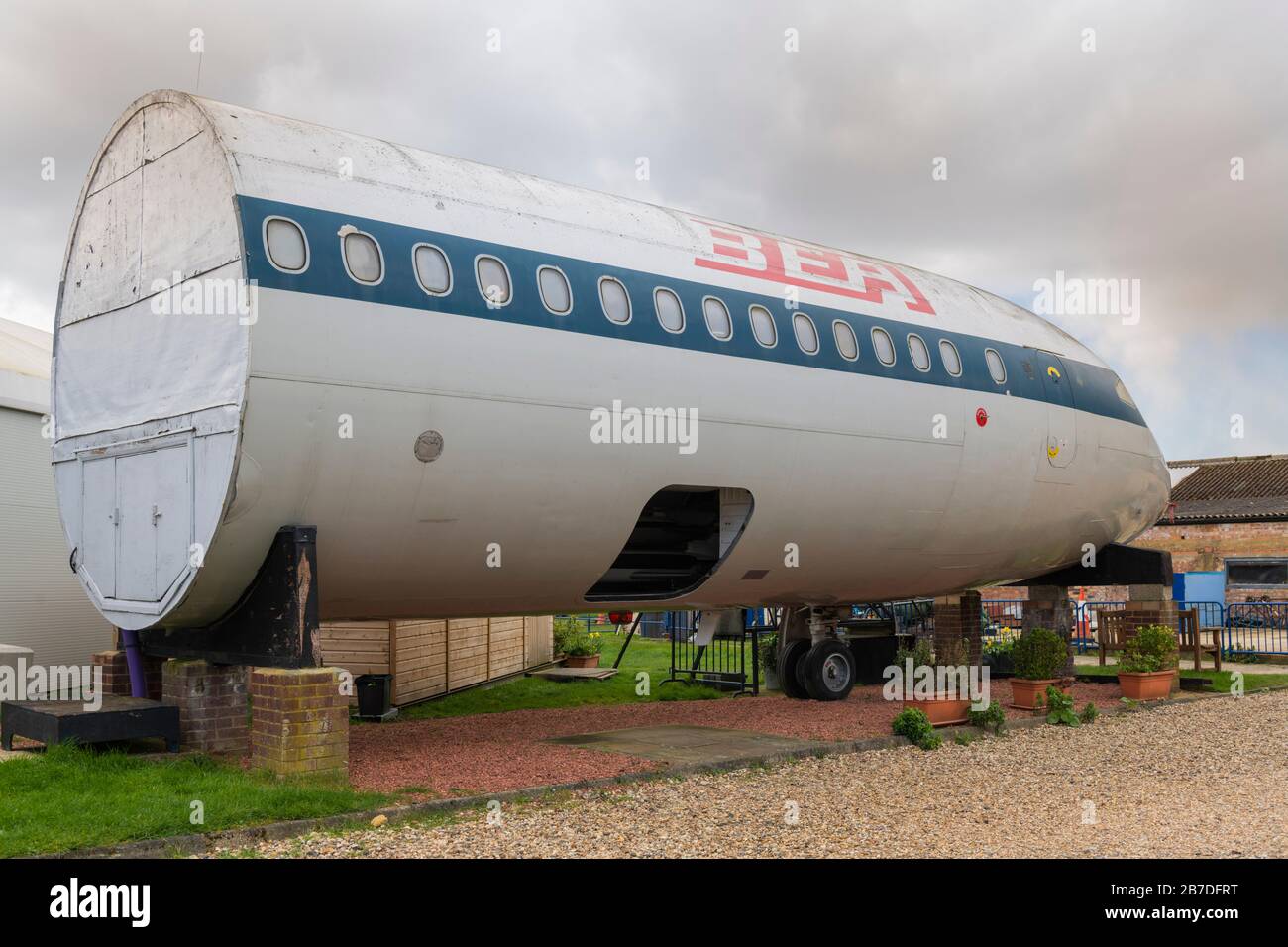 BEA Trident DH121 Aircraft Section de Havilland Aircraft Museum, UK ...