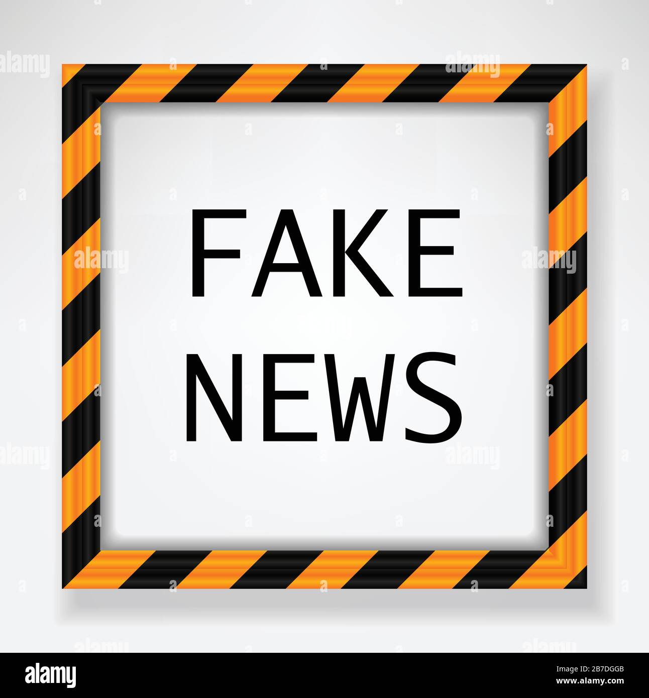 Fake news alert sign, vector illustration symbol Stock Vector Image ...