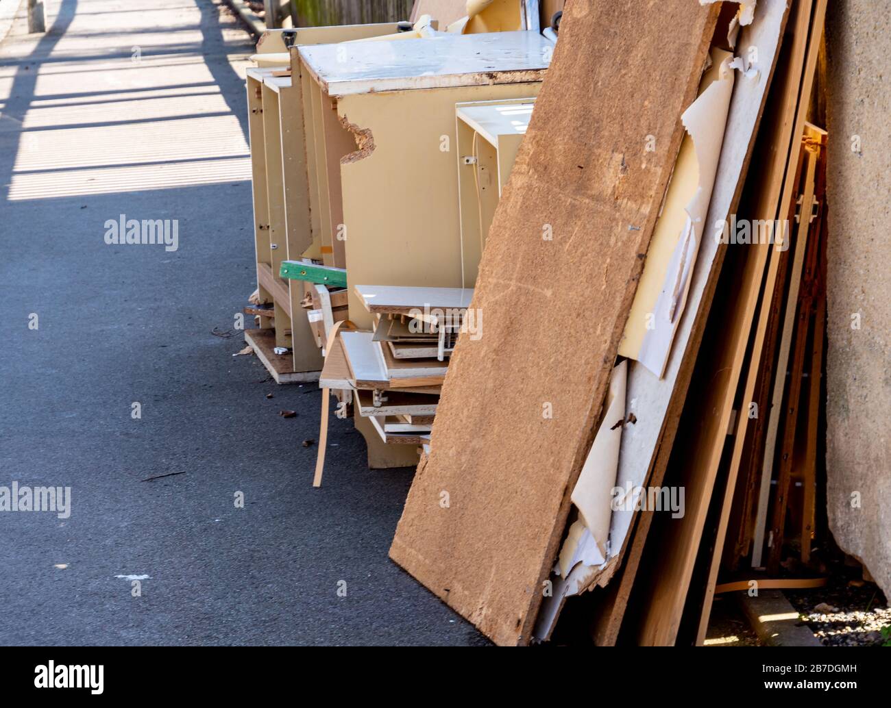 Bulky waste in street hi-res stock photography and images - Alamy
