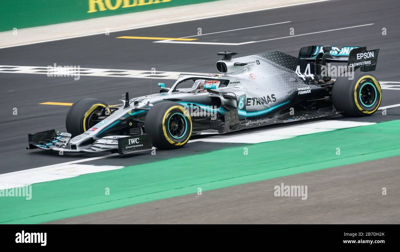 Lewis Hamilton at the 2019 British Grand Prix, Silverstone ...