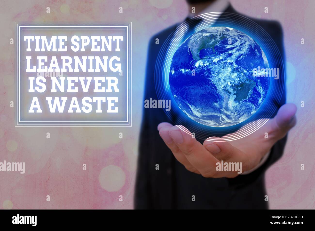 Conceptual hand writing showing Time Spent Learning Is Never A Waste ...