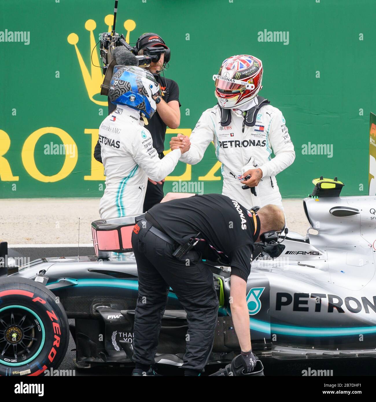 Lewis Hamilton at the 2019 British Grand Prix, Silverstone ...
