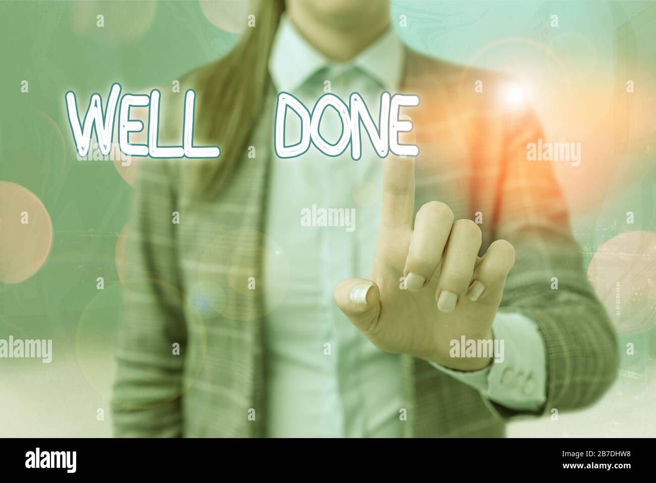 Handwriting text writing Well Done. Conceptual photo used praising ...