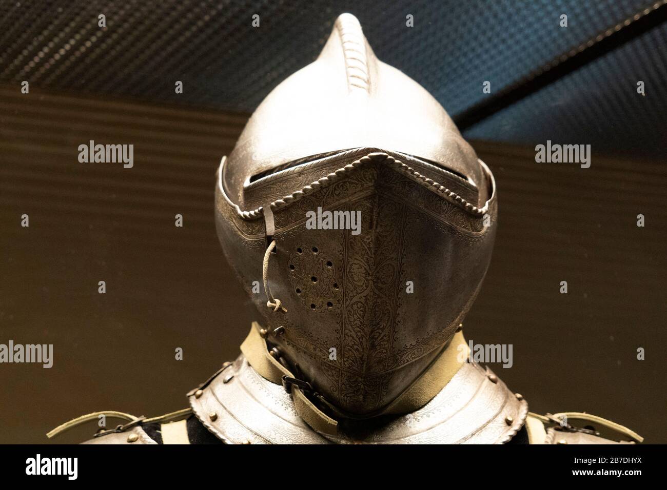 Close helm helmet hi-res stock photography and images - Alamy
