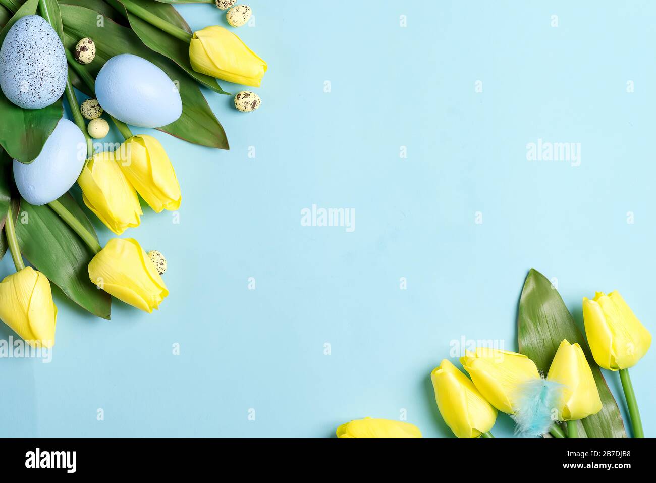 Corner border easter flower hi-res stock photography and images - Alamy