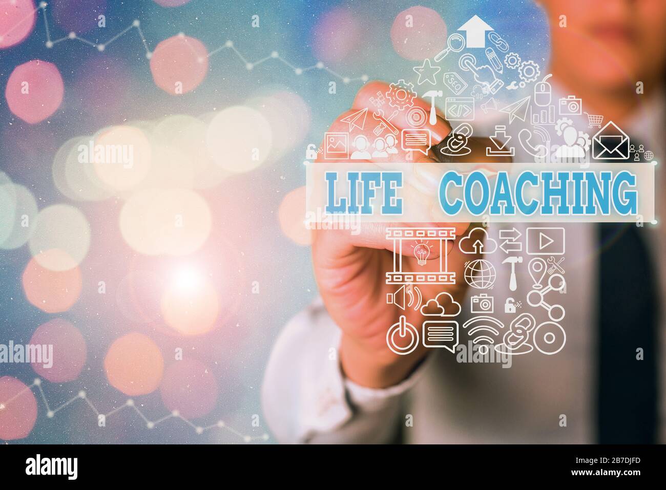 Conceptual hand writing showing Life Coaching. Concept meaning ...