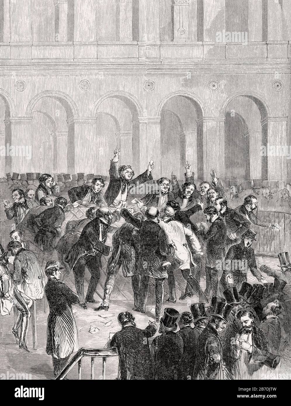 Paris stock exchange 19th century hi-res stock photography and images ...