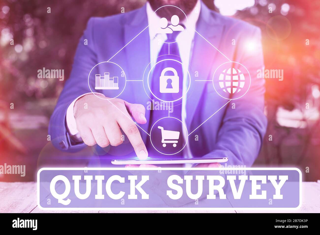 Writing note showing Quick Survey. Business concept for questionnaire ...