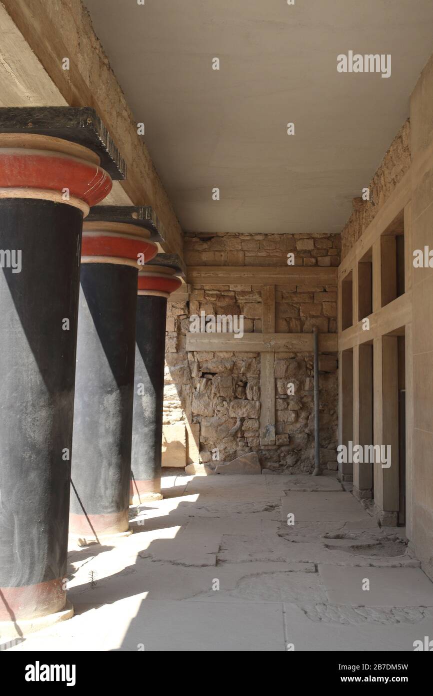 Greek buildings (Crete Stock Photo - Alamy