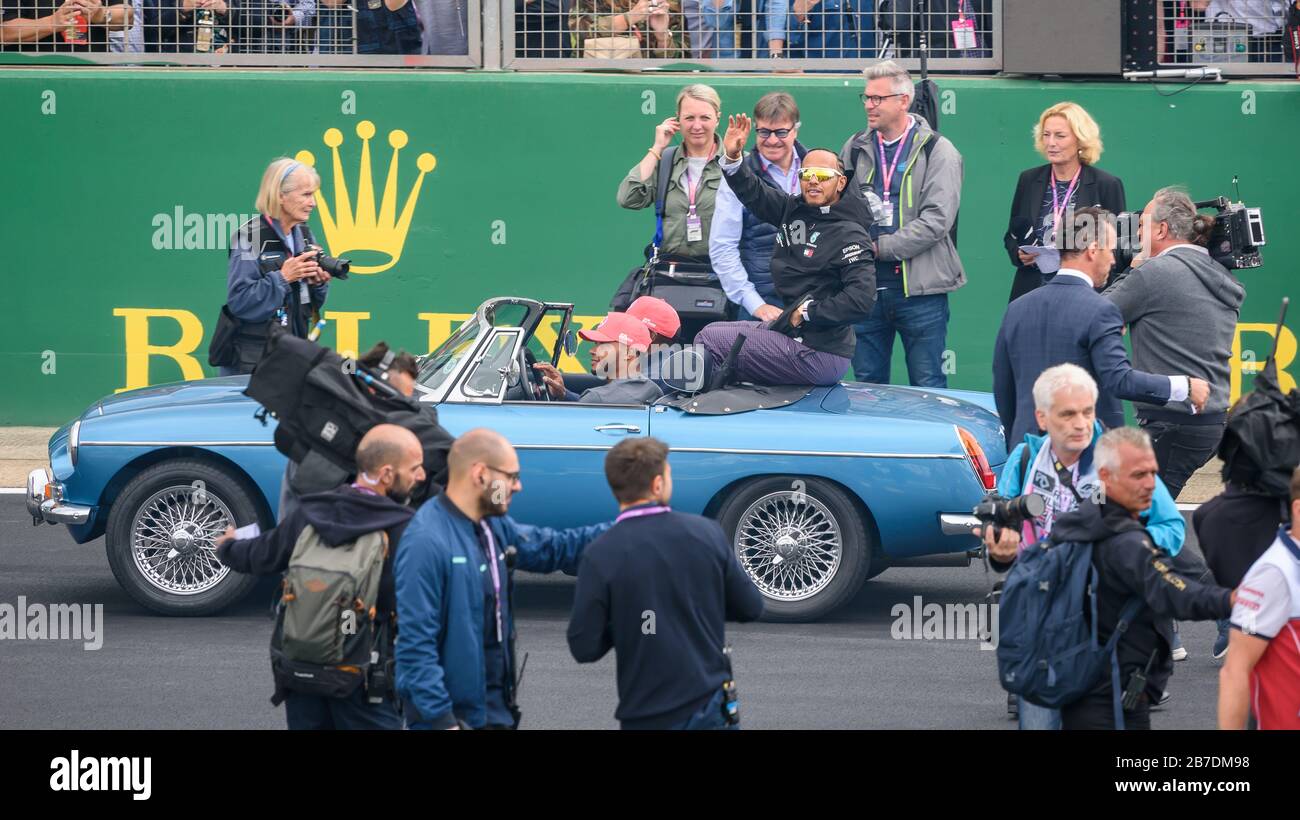 Lewis Hamilton at the 2019 British Grand Prix, Silverstone ...