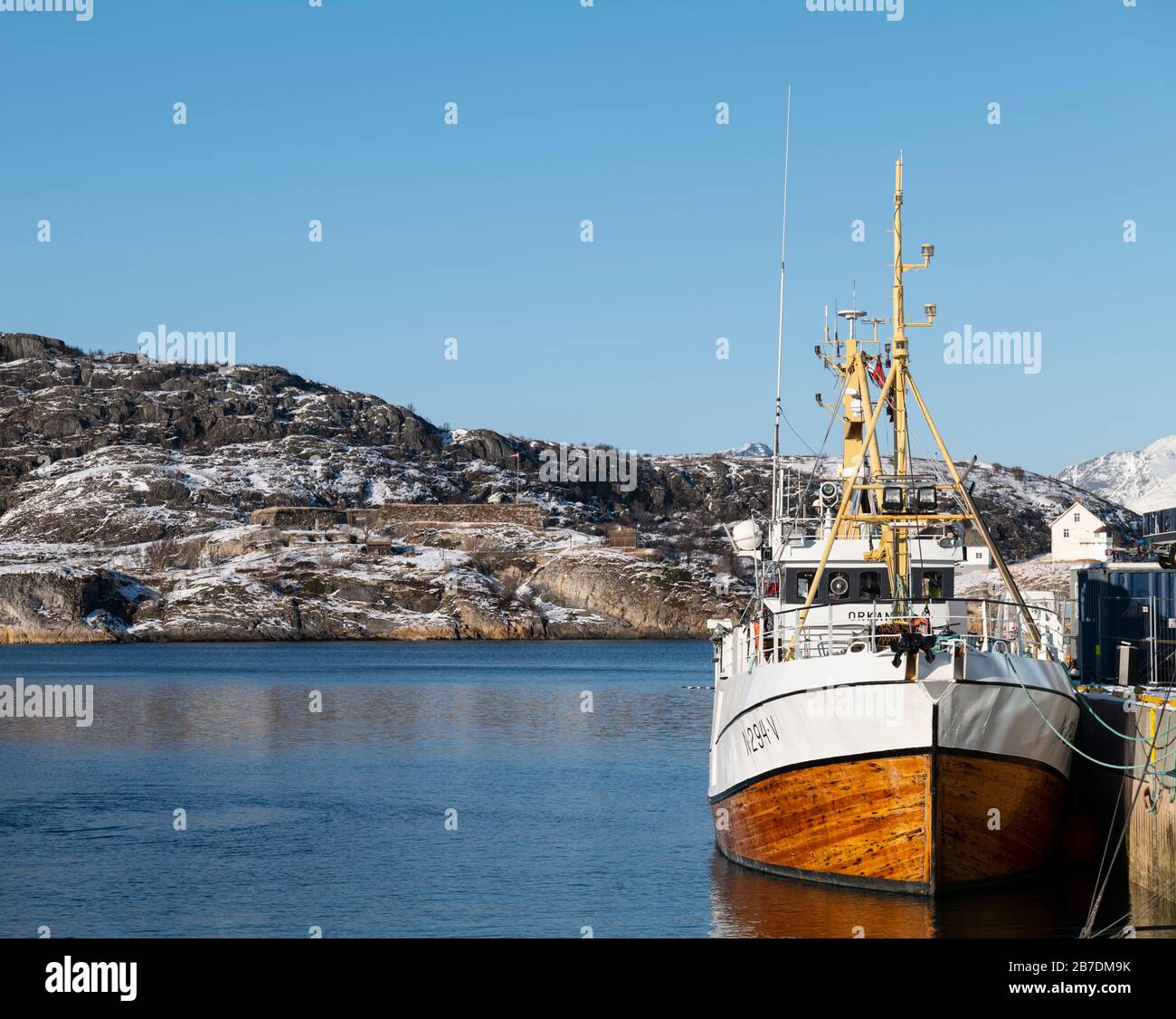 Norwegian fishing trawler, Bodo, Norway Stock Photo - Alamy