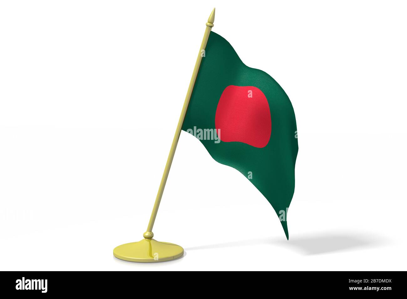 3D flag of Bangladesh Stock Photo - Alamy
