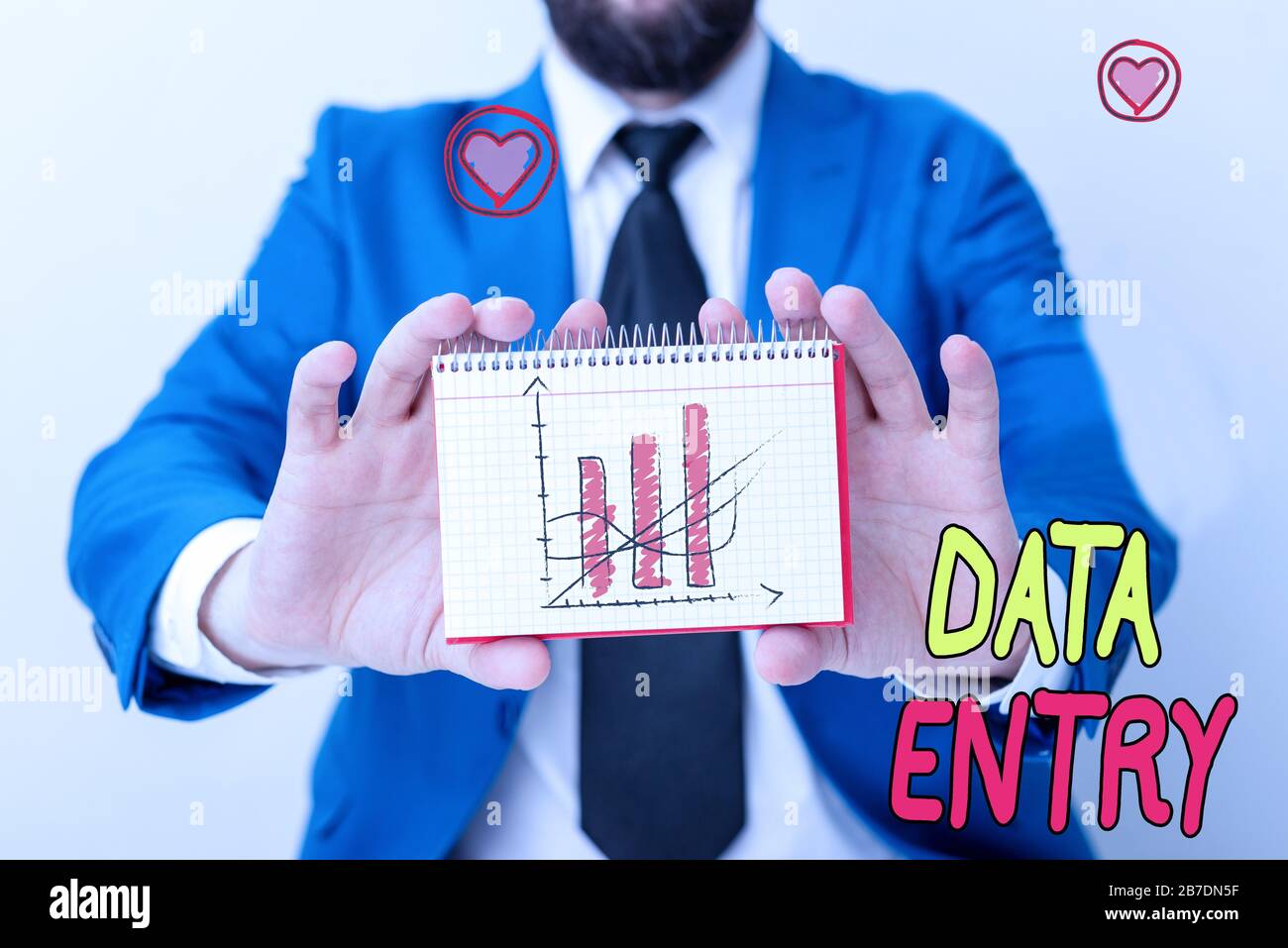 Handwriting Text Writing Data Entry Conceptual Photo Process Of Inputting Data Or Information