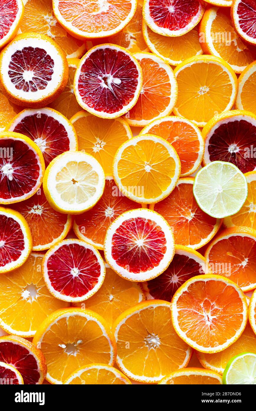 Citrus Fruits Wallpaper Stock Photo - Alamy