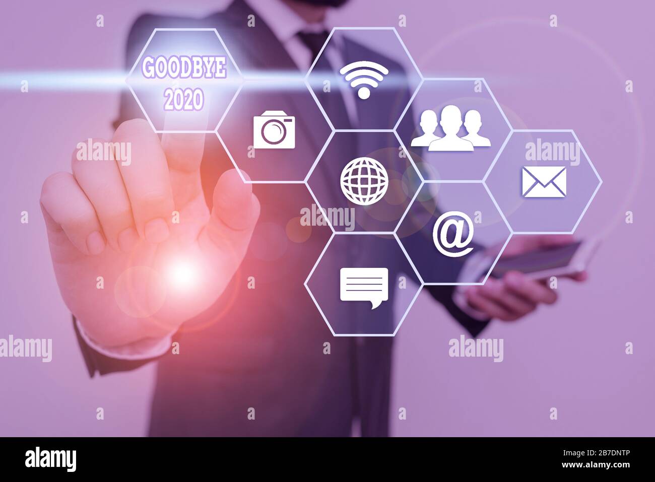 Handwriting text writing Good Bye 2020. Conceptual photo express good ...