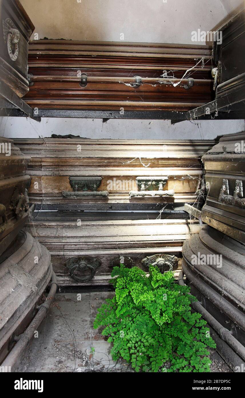 Inside Family Mausoleum