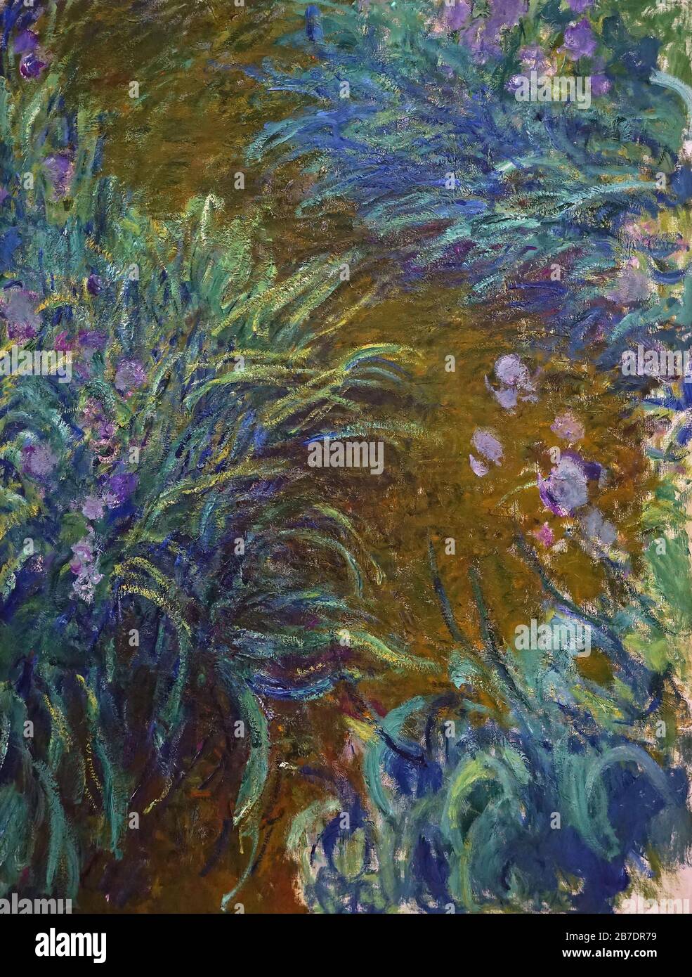 Irises ca.1914-1917 by Claude Monet.(1840-1926) Oscar-Claude Monet ...