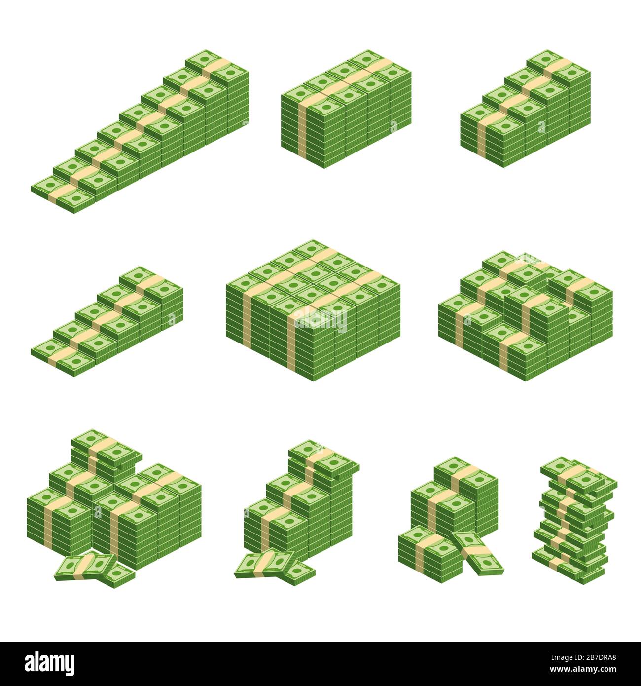 Money bills collection icon hi-res stock photography and images - Alamy