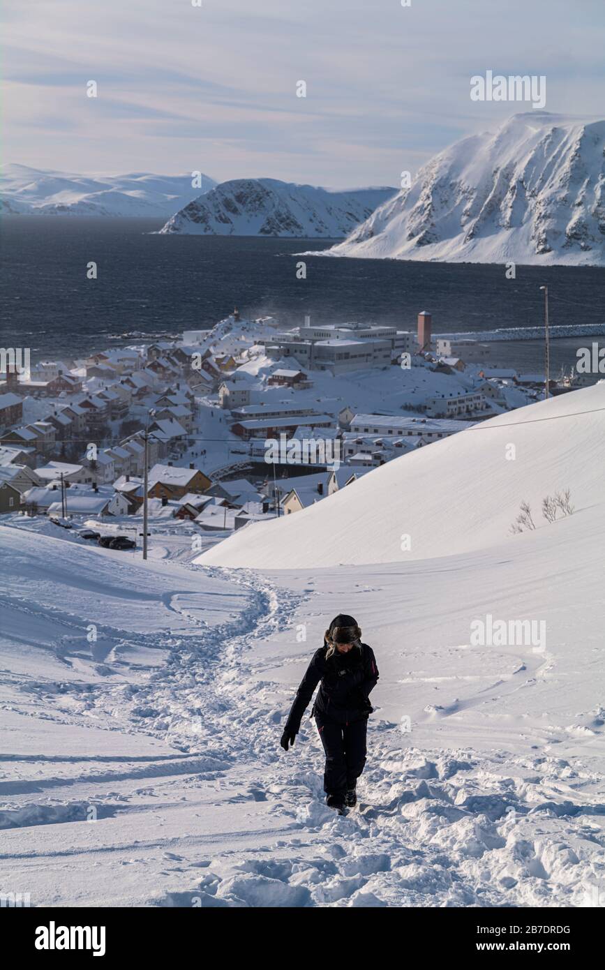 Hiking on mount storefjell hi-res stock photography and images - Alamy