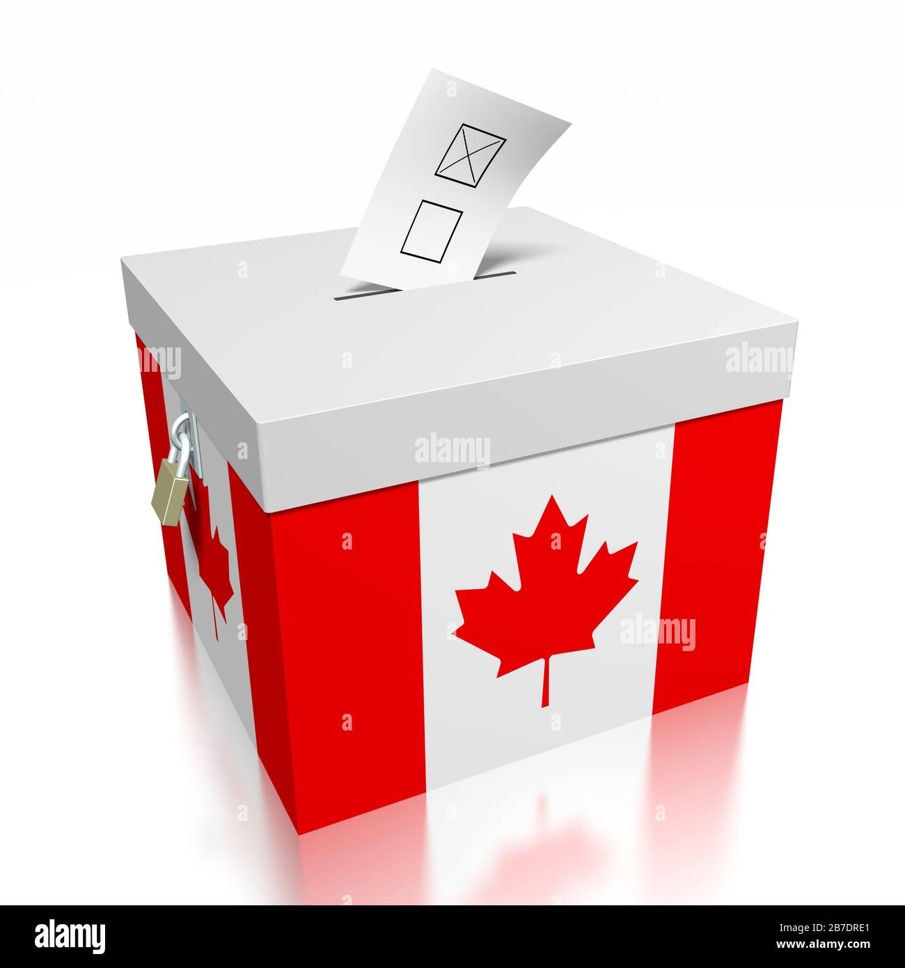 Voting in Canada Stock Photo - Alamy