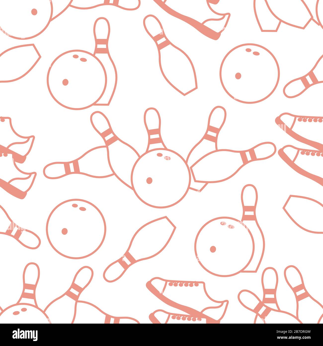 Center bowling alley Stock Vector Images - Alamy