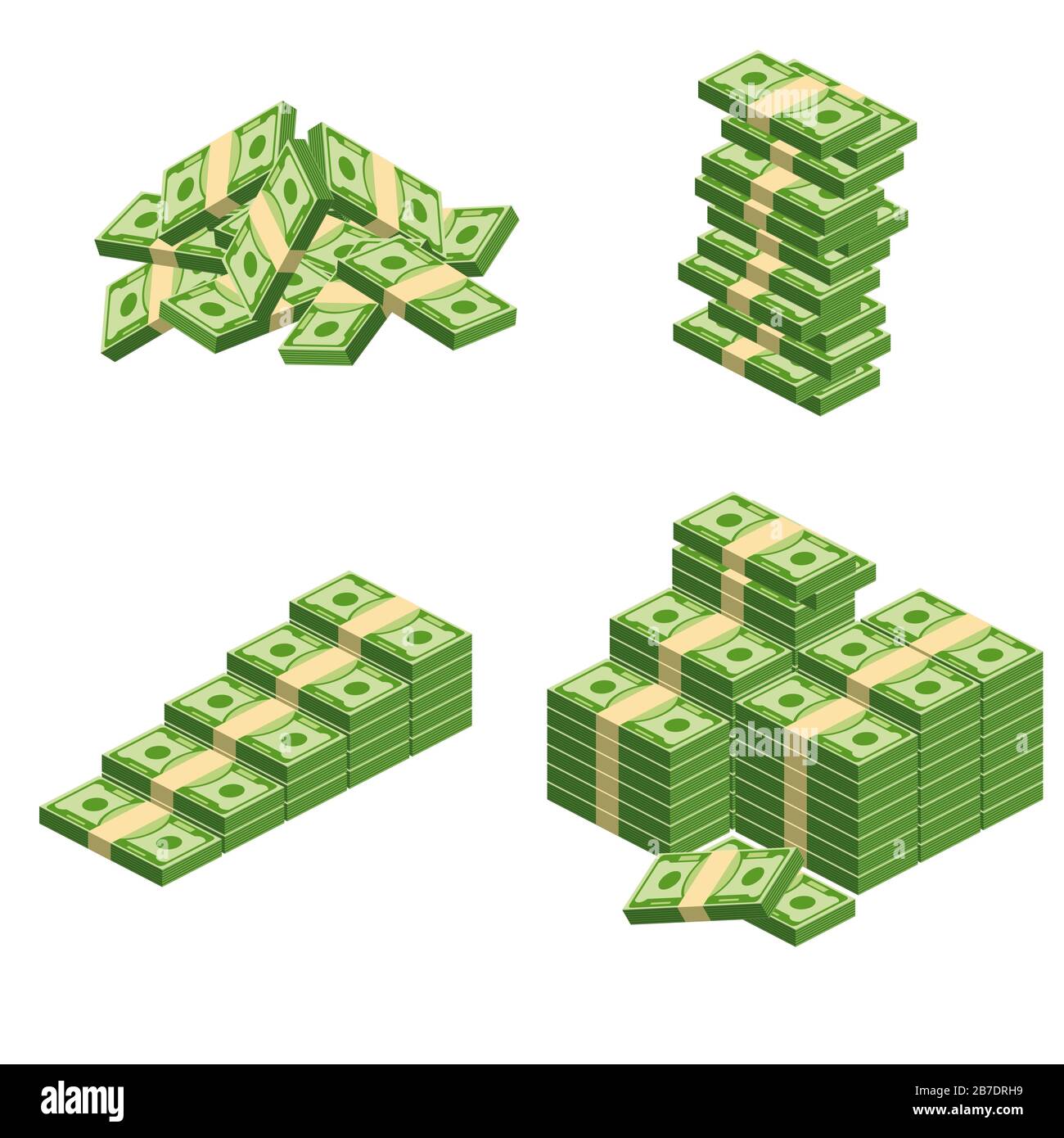 Huge pile of euro bills Stock Vector Images - Alamy