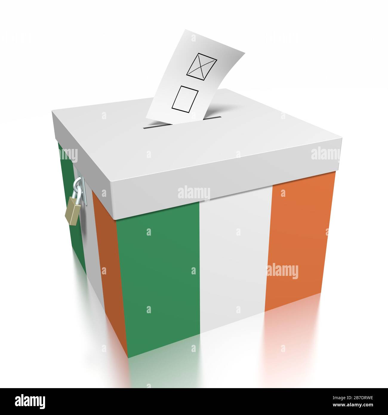 Voting in Ireland Stock Photo - Alamy