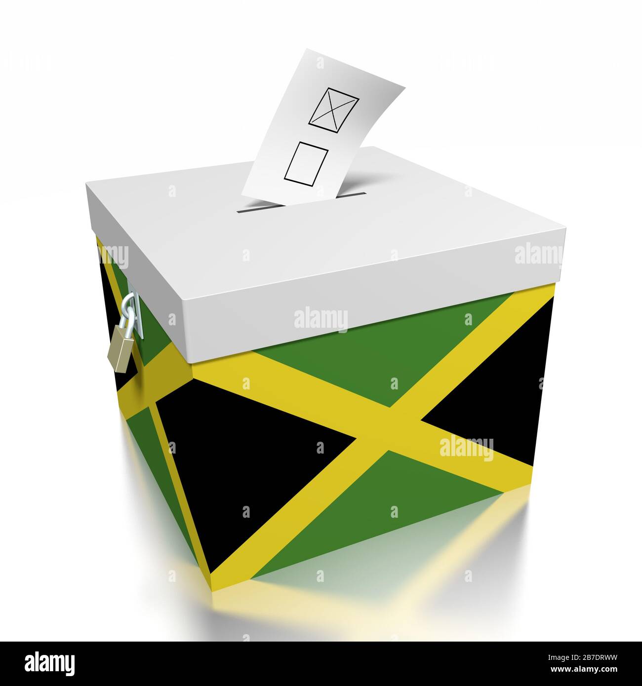 Voting in Jamaica Stock Photo - Alamy
