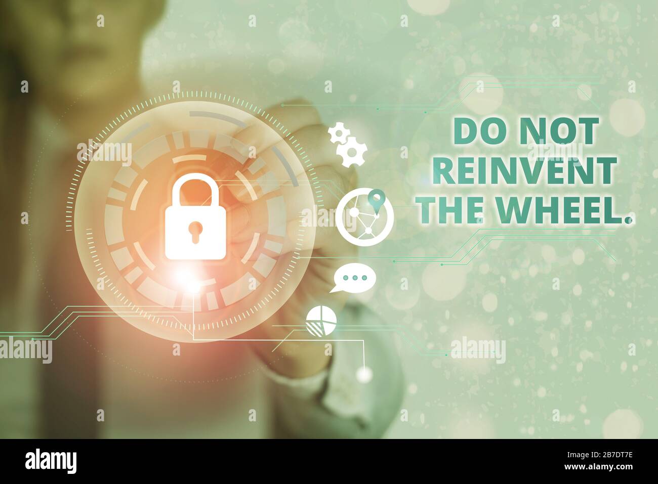 Conceptual hand writing showing Do Not Reinvent The Wheel. Concept ...