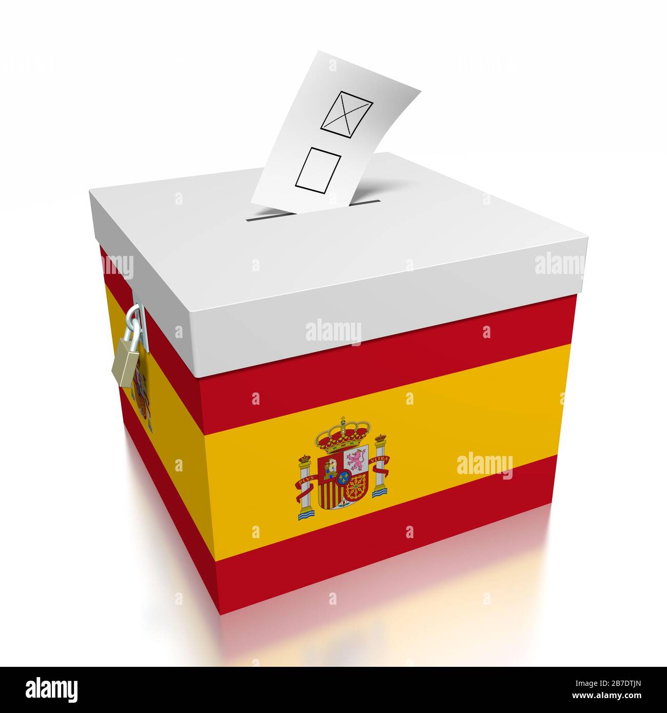 Voting in Spain Stock Photo - Alamy