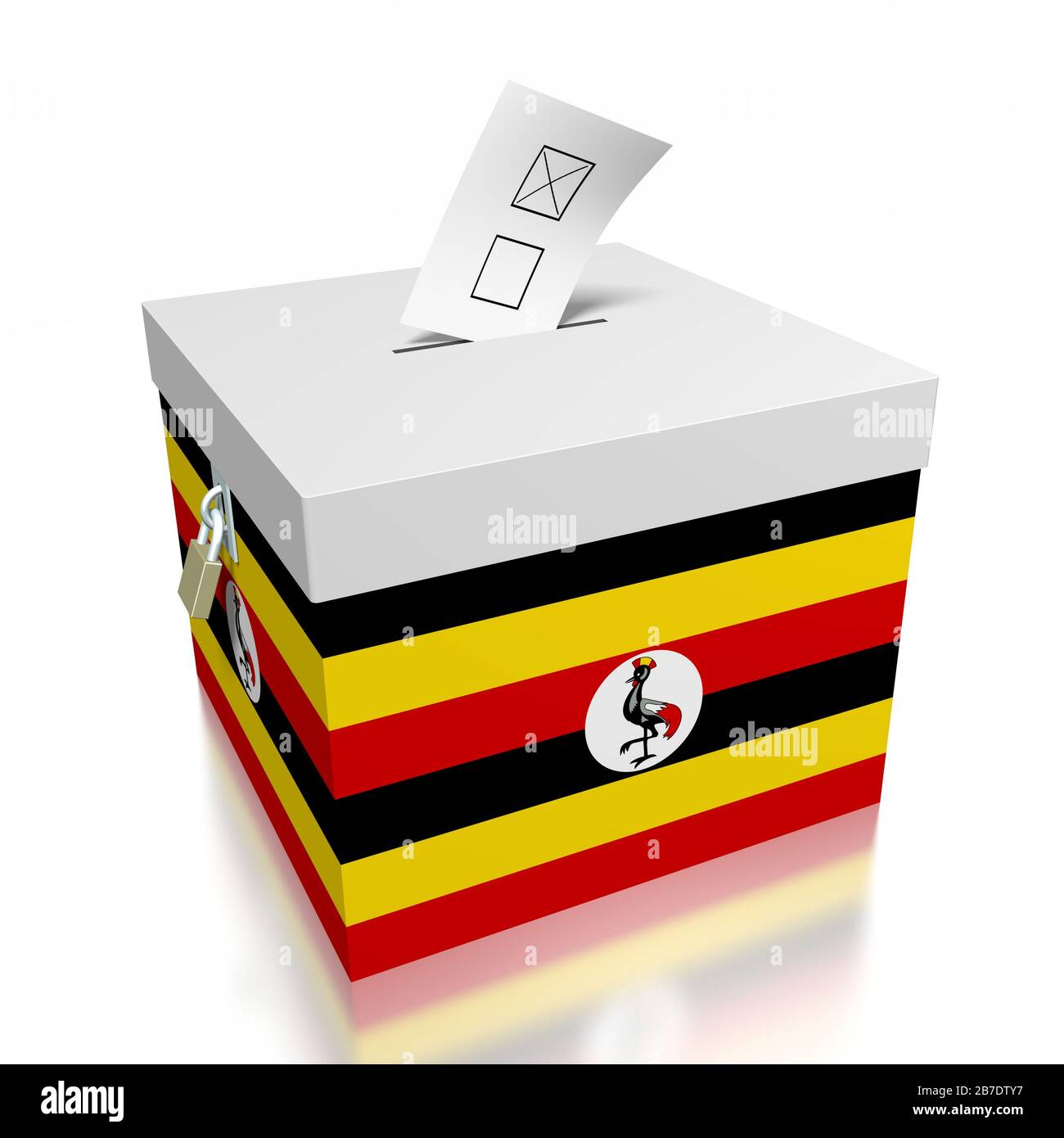 Voting in Uganda Stock Photo - Alamy