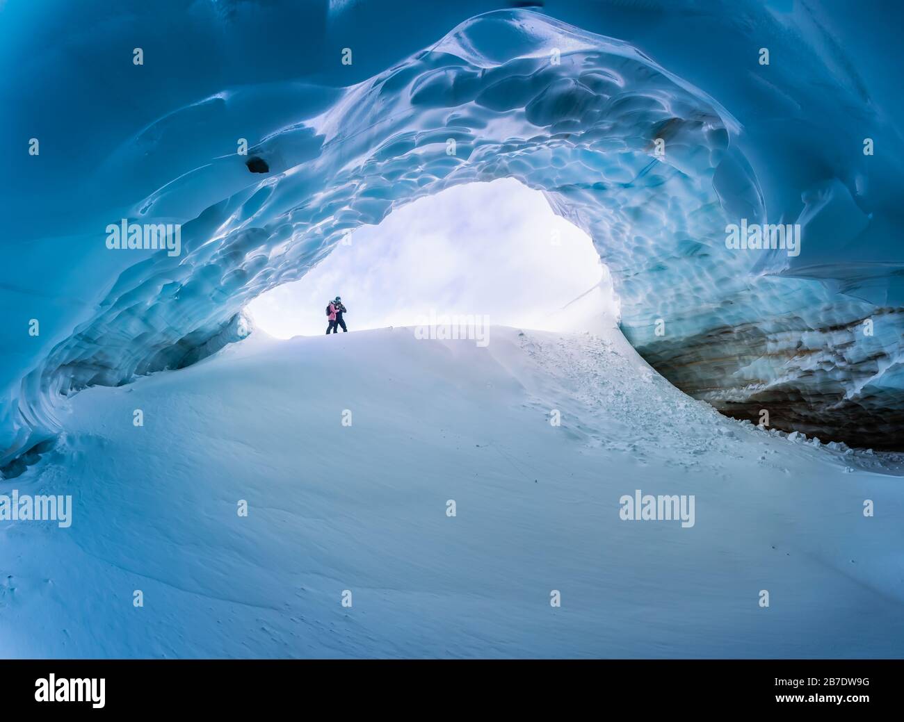 Whistler, British Columbia, Canada. Beautiful View of the Ice Cave in ...