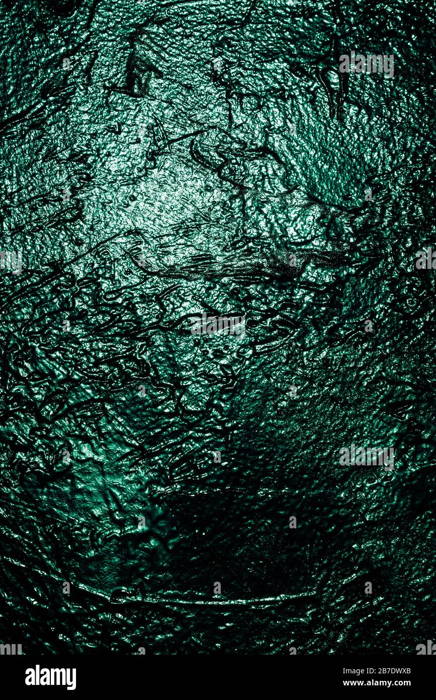 green wall texture shine like a background Stock Photo - Alamy