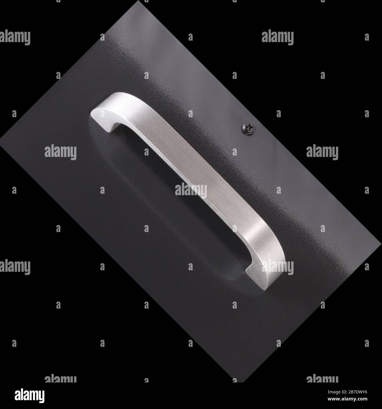 Black Metal Case with Handle Stock Photo - Alamy