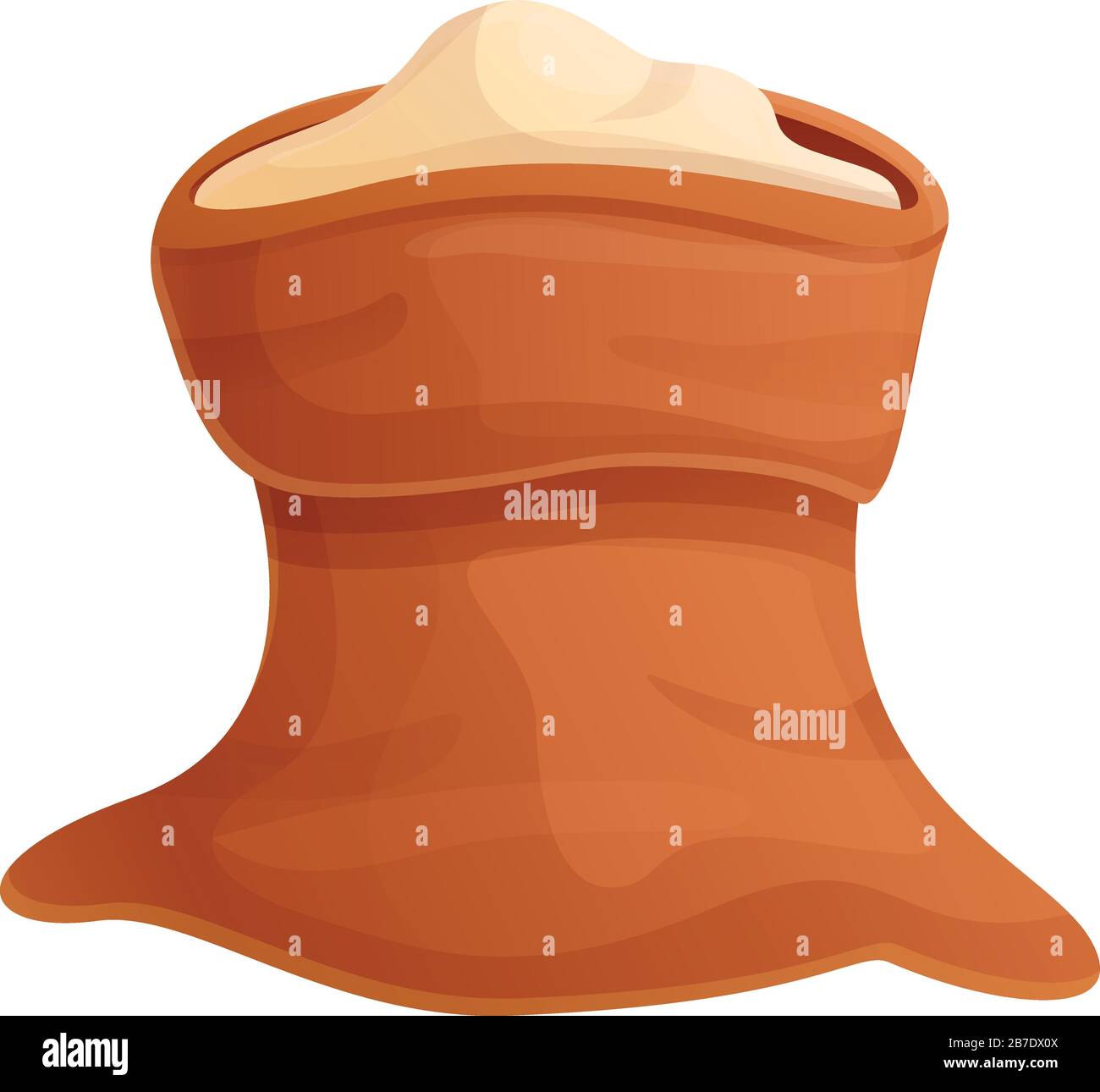 Burlap sack sugar Stock Vector Images - Alamy