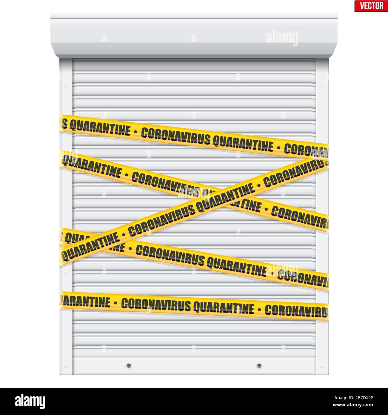 The store is closed due to an epidemic Stock Vector Image & Art - Alamy